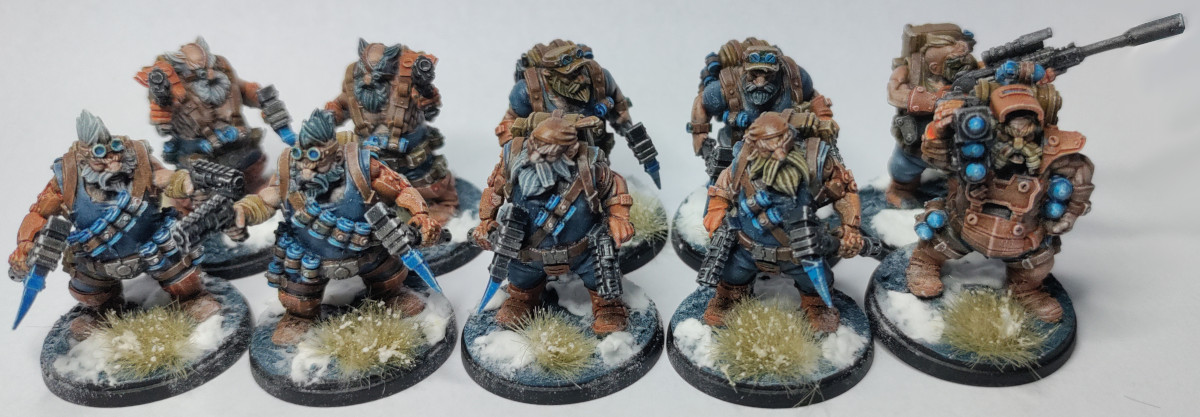 3D Printable Sci-Fi Dwarf Commandos by DropMiniz