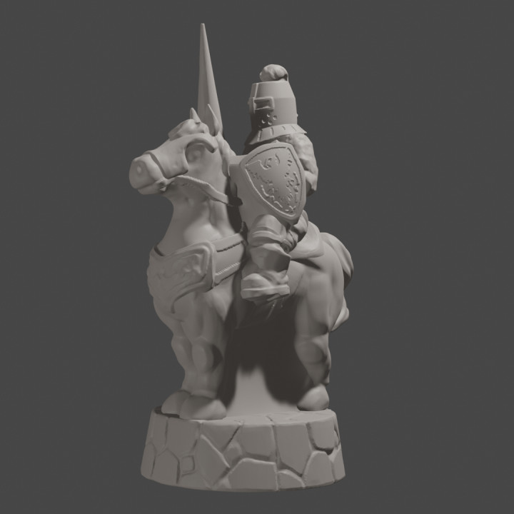 3D Printable Fantasy human army chess set 2 by NEMO_MK2