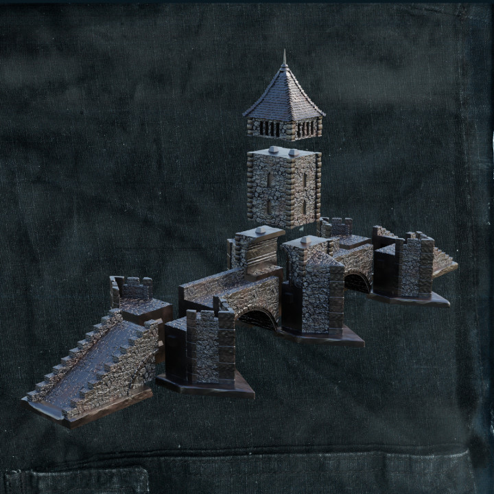 3D Printable modular bridge by SKADI