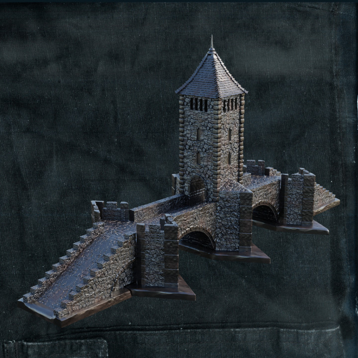 3D Printable modular bridge by SKADI