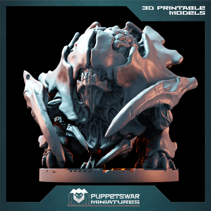 3D Printable Big Brain / Poison Bug by Puppetswar Miniatures