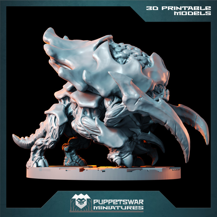 3D Printable Big Brain / Poison Bug by Puppetswar Miniatures