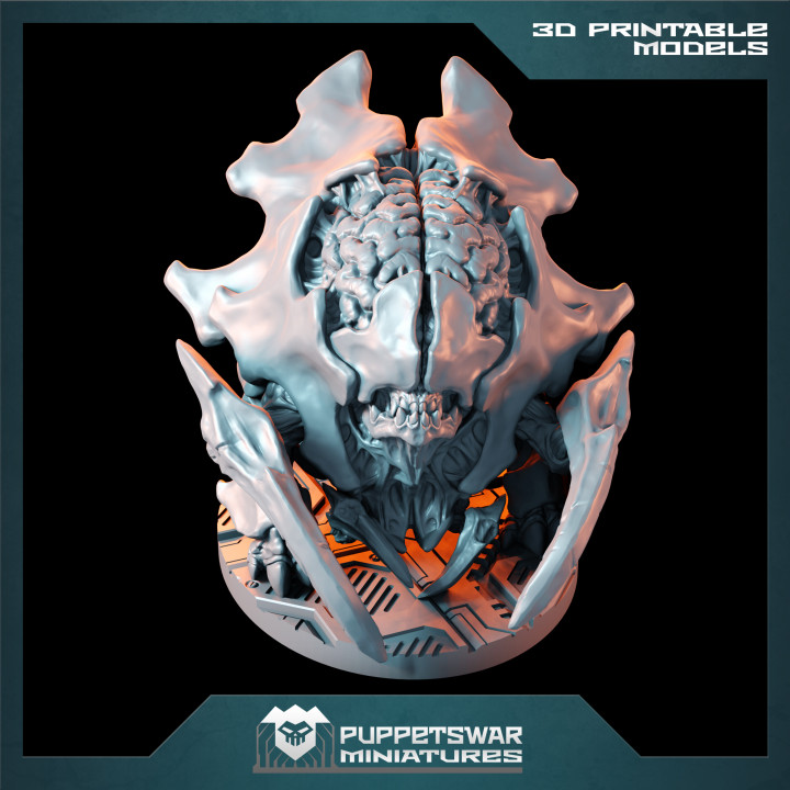 3D Printable Big Brain / Poison Bug by Puppetswar Miniatures