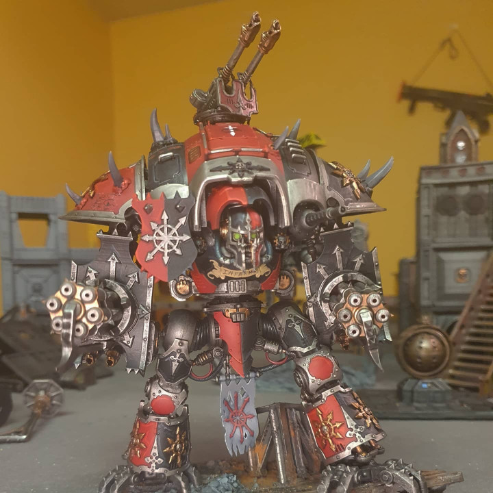 3D Printable Chaos Kight Rotating Chain Cannon by Watcorp Designs