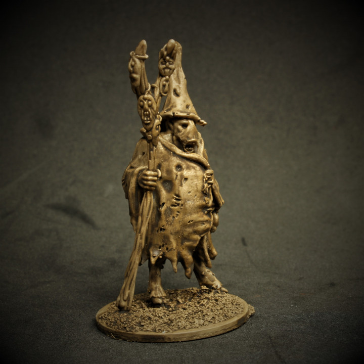 3D Printable Nufkin Root Wizard by Knucklebones Miniatures