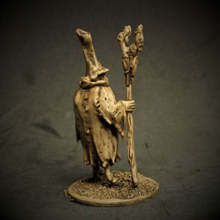 3D Printable Nufkin Root Wizard by Knucklebones Miniatures