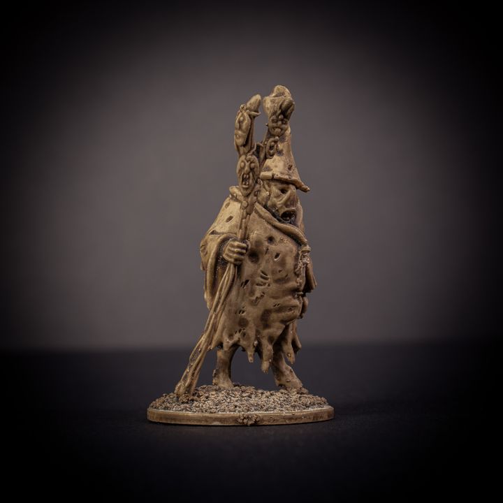 3D Printable Nufkin Root Wizard by Knucklebones Miniatures