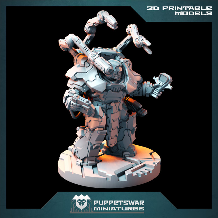 3D Printable Prime Engineer by Puppetswar Miniatures