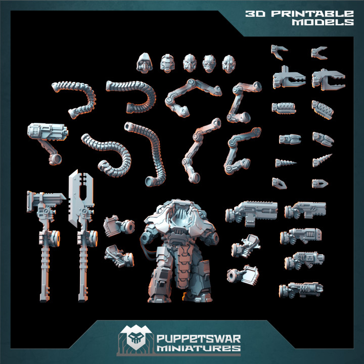 3D Printable Prime Engineer by Puppetswar Miniatures