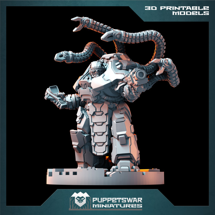 3D Printable Prime Engineer by Puppetswar Miniatures