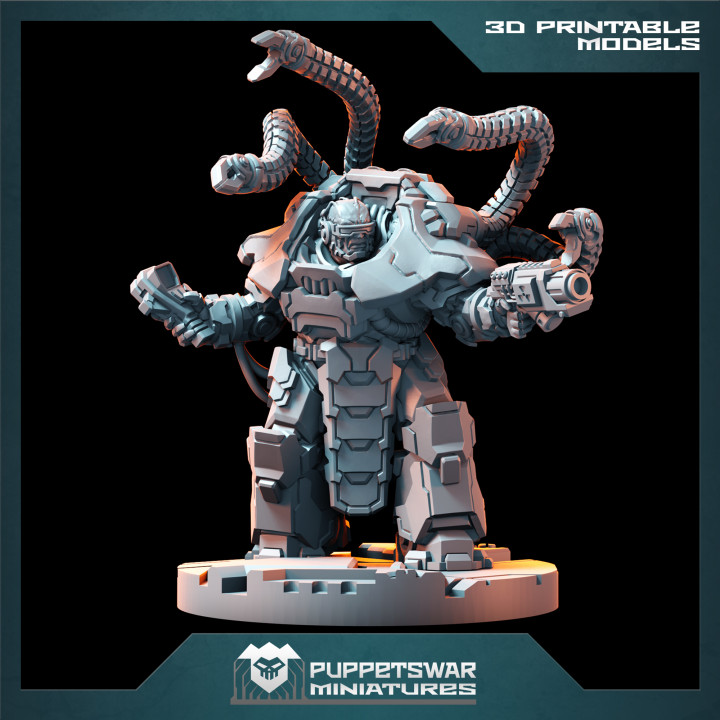 3D Printable Prime Engineer by Puppetswar Miniatures