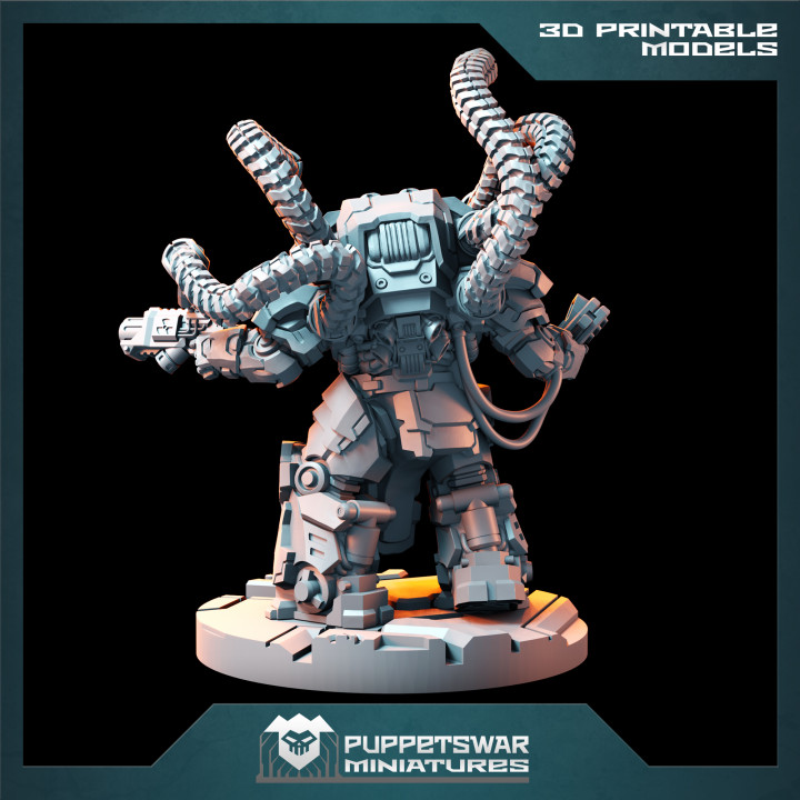 3D Printable Prime Engineer by Puppetswar Miniatures