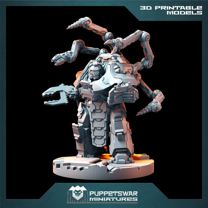 3D Printable Prime Engineer by Puppetswar Miniatures