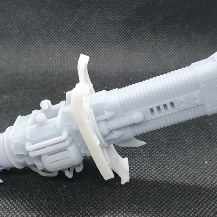3D Printable CHAOS KNIGHT ELECTRO BLASTER by Watcorp Designs