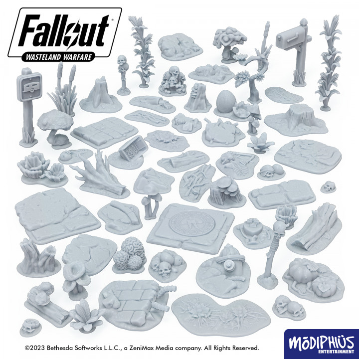 3D Printable Fallout: Wasteland Warfare - Print at Home - Basing ...