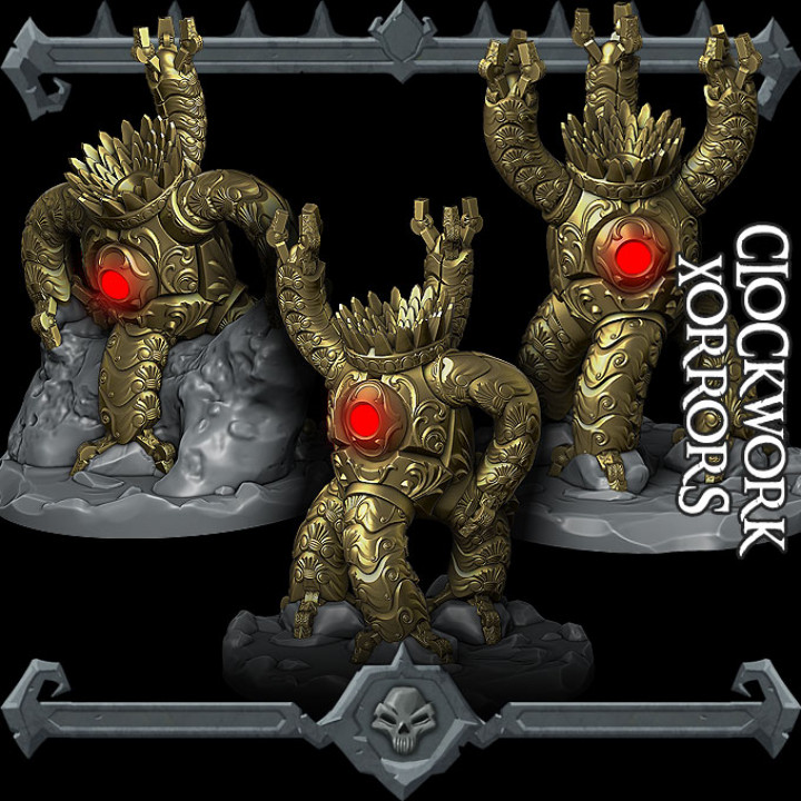 3D Printable Clockwork Xorrors by RocketPigGames