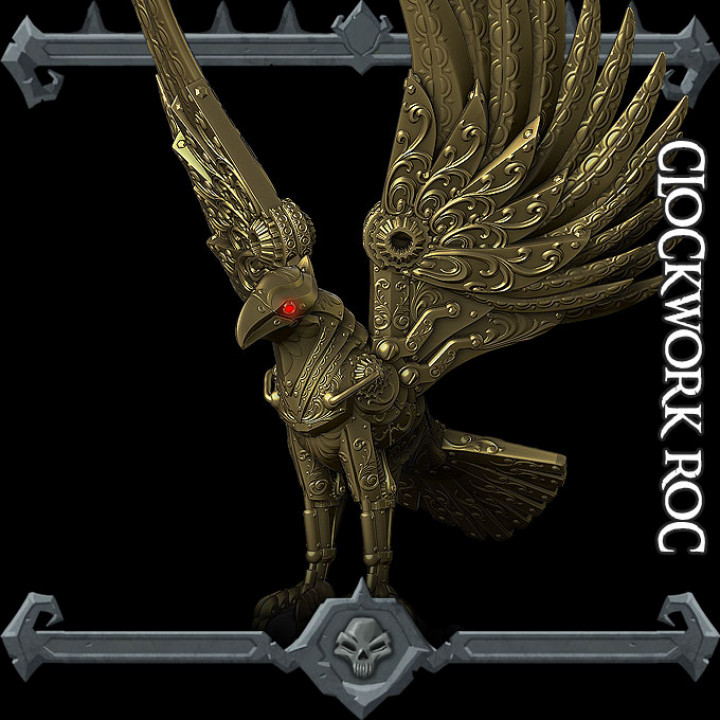 3D Printable Clockwork Roc by RocketPigGames