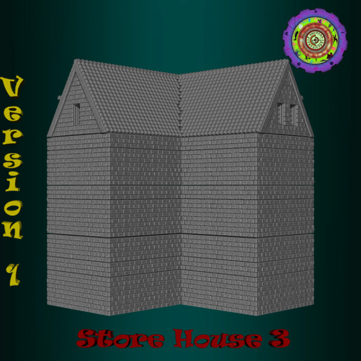 3D Printable Store House 3 by C2Dwellers