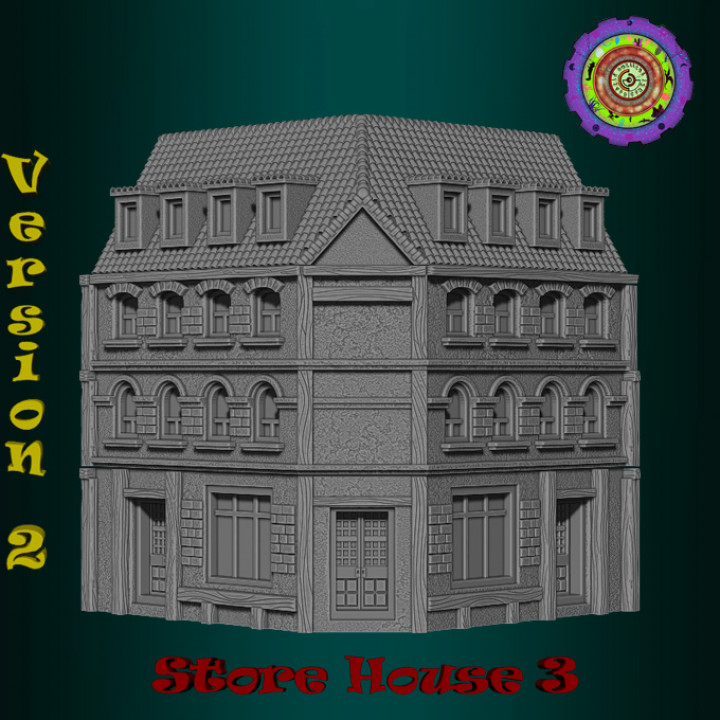 3D Printable Store House 3 by C2Dwellers
