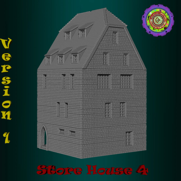 3D Printable Store House 4 by C2Dwellers