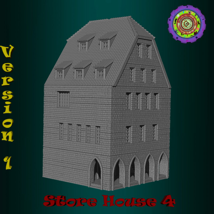 3D Printable Store House 4 by C2Dwellers