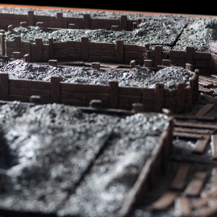 3D Printable 3D Printable Trench Terrain| 6" x 6" Tiles | STL Files ...