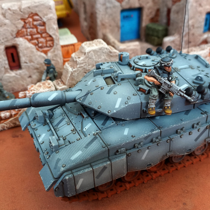 3D Printable Extra Leopard Turrets: 3D Printable for 28mm Wargames by ...