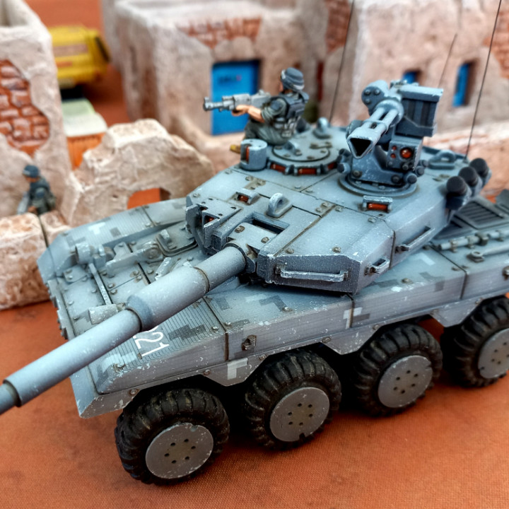 3D Printable Extra Leopard Turrets: 3D Printable for 28mm Wargames by ...