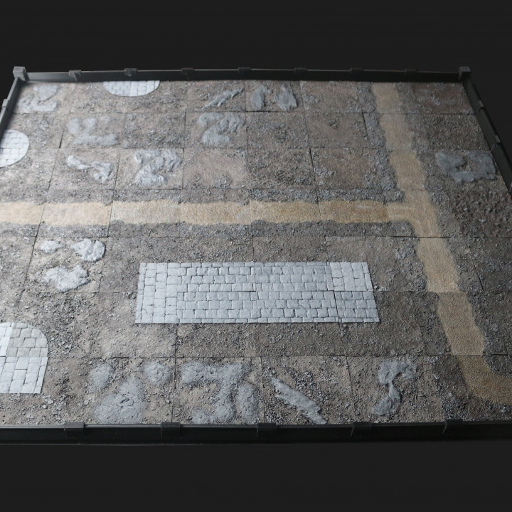 3D Printable 3D Printable Ground Terrain | STL Files | 6" x 6" Tiles ...