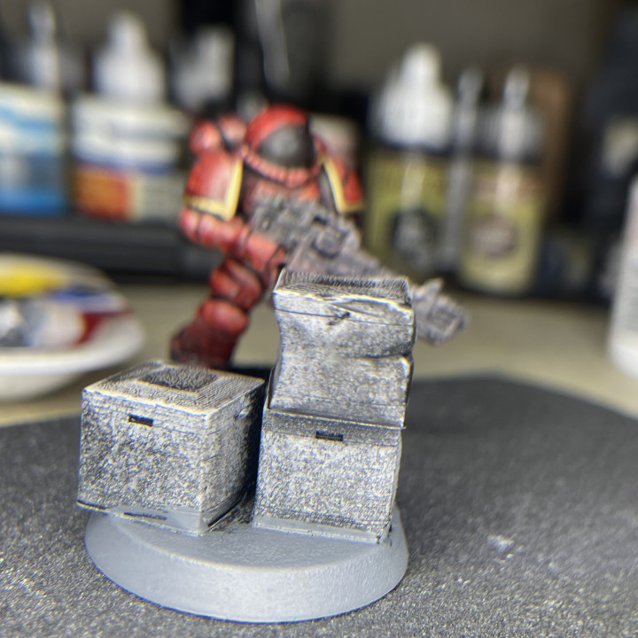 3D Printable Shipping Crate Cube - Stackable Scatter Terrain for ...