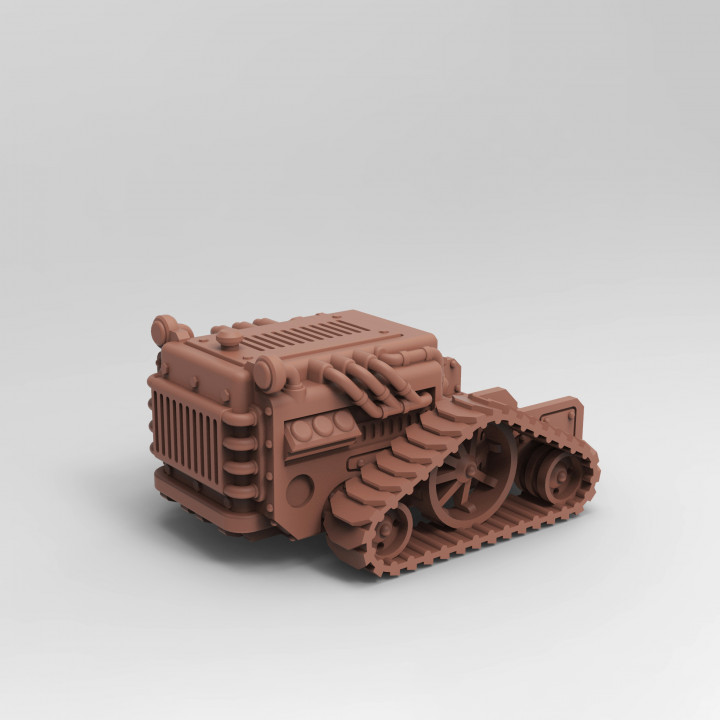 3D Printable Mini Dozer by Tesseract Tomb
