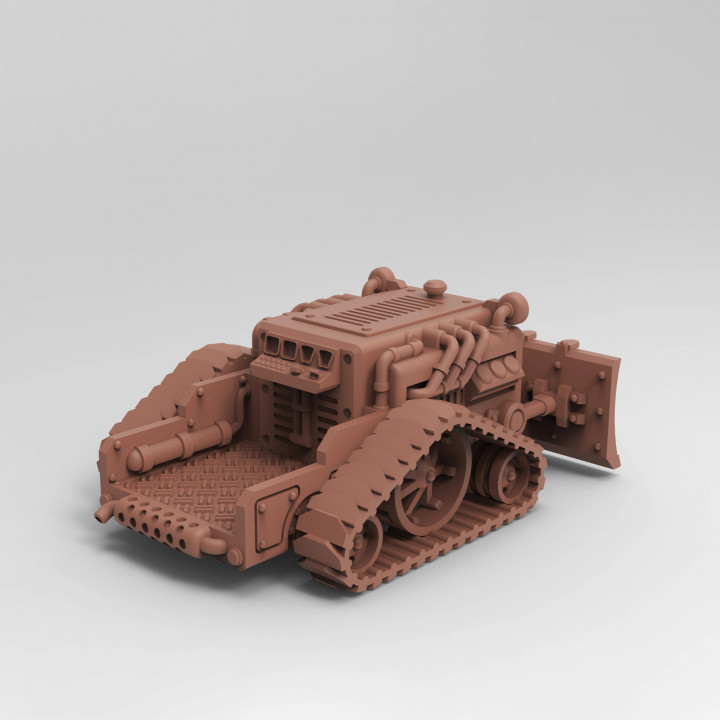 3D Printable Mini Dozer by Tesseract Tomb
