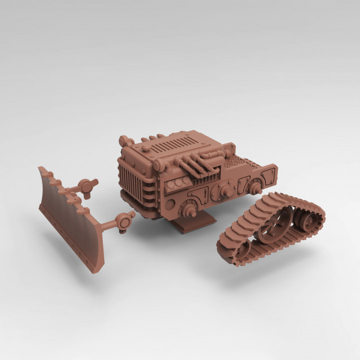 3D Printable Mini Dozer by Tesseract Tomb