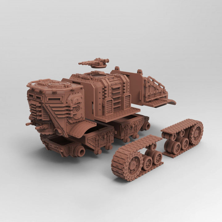 3D Printable Heavy Crawler by Tesseract Tomb