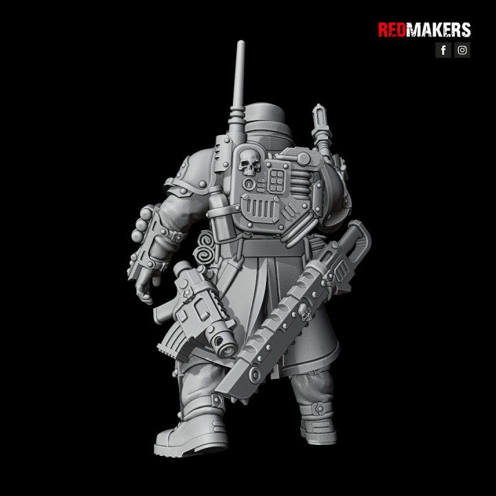 3D Printable Shock Troops - Command Elite Squad of the Imperial Force by RedMakers