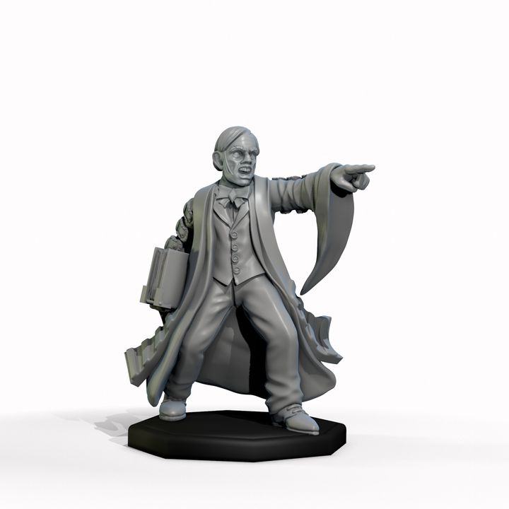 3D Printable Dean Allan Halsey, Professor Arkham University ...