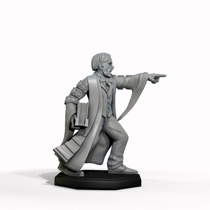 3D Printable Dean Allan Halsey, Professor Arkham University ...