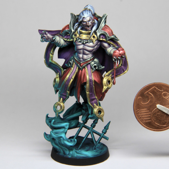 3D Printable [PDF Only] (Painting Guide) Julius, the Vampire Warlock by ...