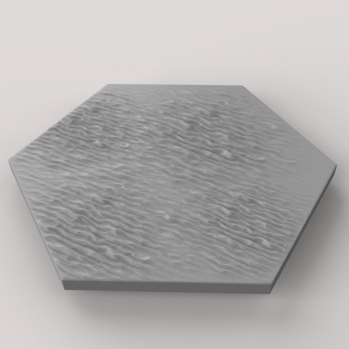 3D Printable HEXAGONAL PIECES FOR TABLETOP GAMES by Vórtice