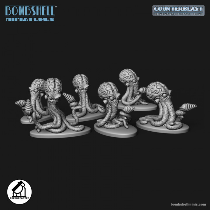 3D Printable Edo Spawnlings by Bombshell Miniatures