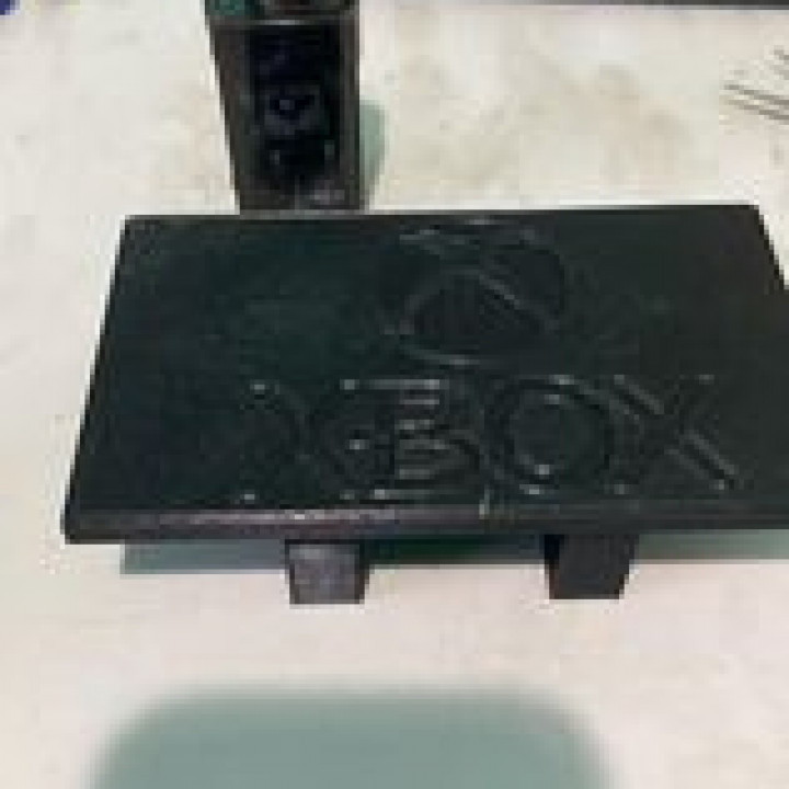 3D Printable xbox one wall mount by eric semear