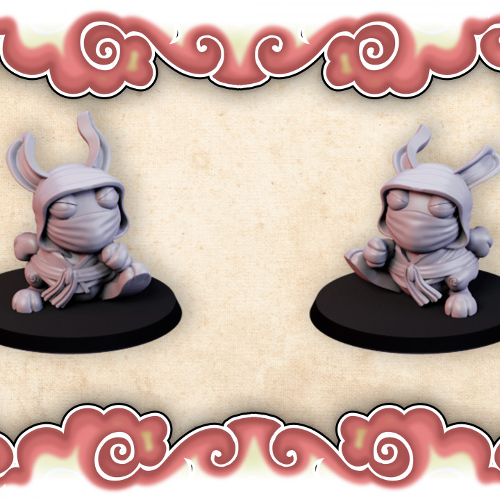 3D Printable The year of the rabbit full team by Crosslances