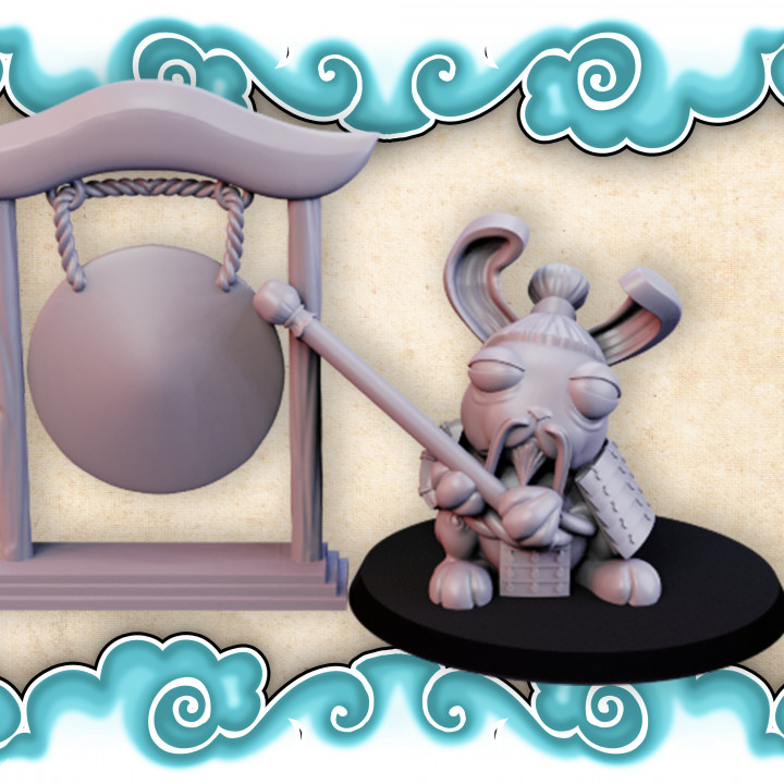 3D Printable The year of the rabbit full team by Crosslances