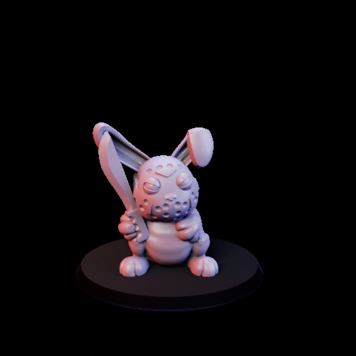 3D Printable Rabbit character pack by Crosslances