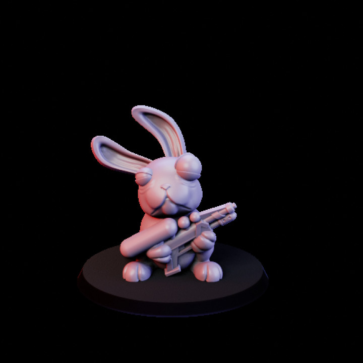 3D Printable Rabbit character pack by Crosslances