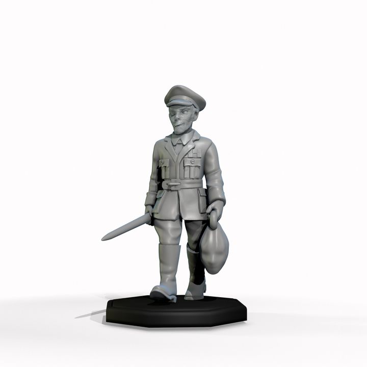 3D Printable Major Mad Commander Military Captain Cthulhu Character by ...