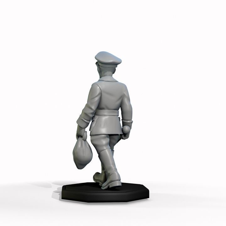 3D Printable Major Mad Commander Military Captain Cthulhu Character by ...