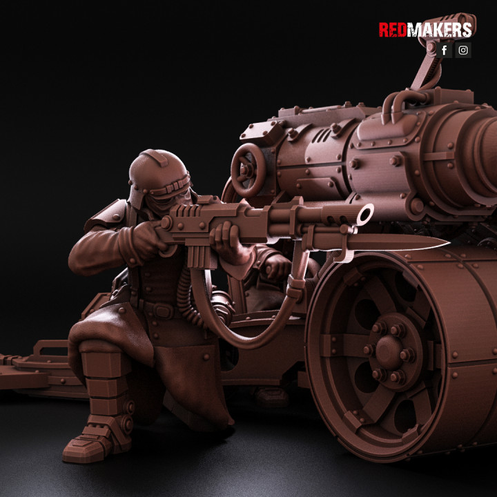 3D Printable Field Gun and Heavy Laser Cannon - Death Division - Field ...