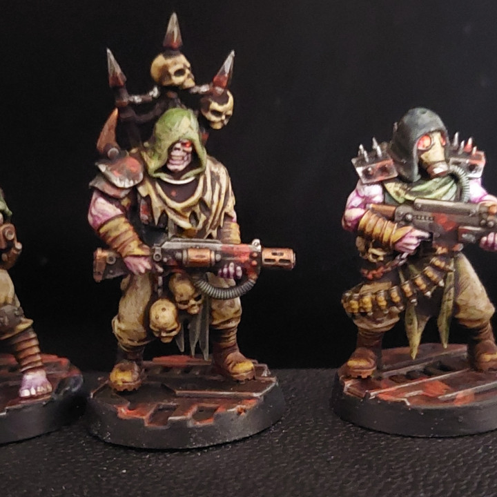 3D Print of Corrupted Guard Nomads by Sump-Mutant
