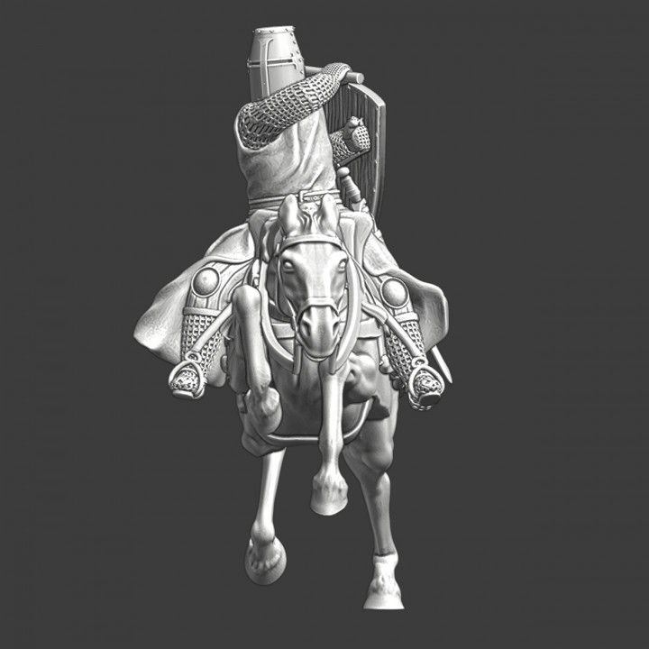 3D Printable Medieval knight swing his mace by Northern Crusades Miniatures